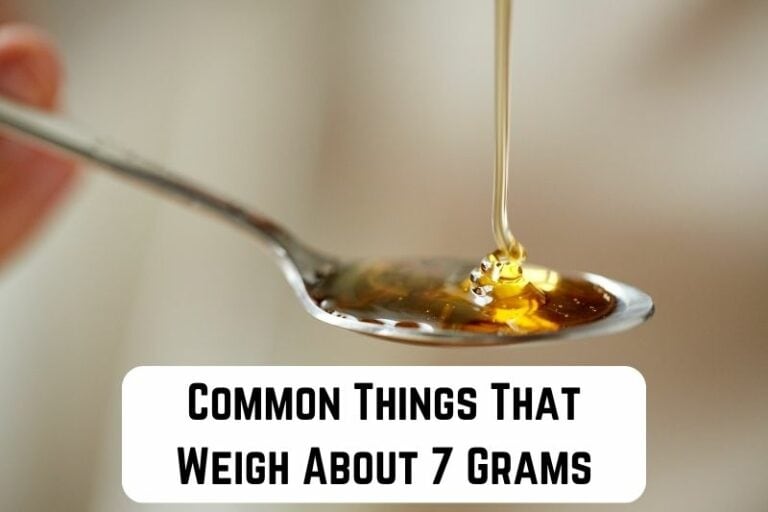 17 Common Things That Weigh About 7 Grams (+Pics) | Measuringly